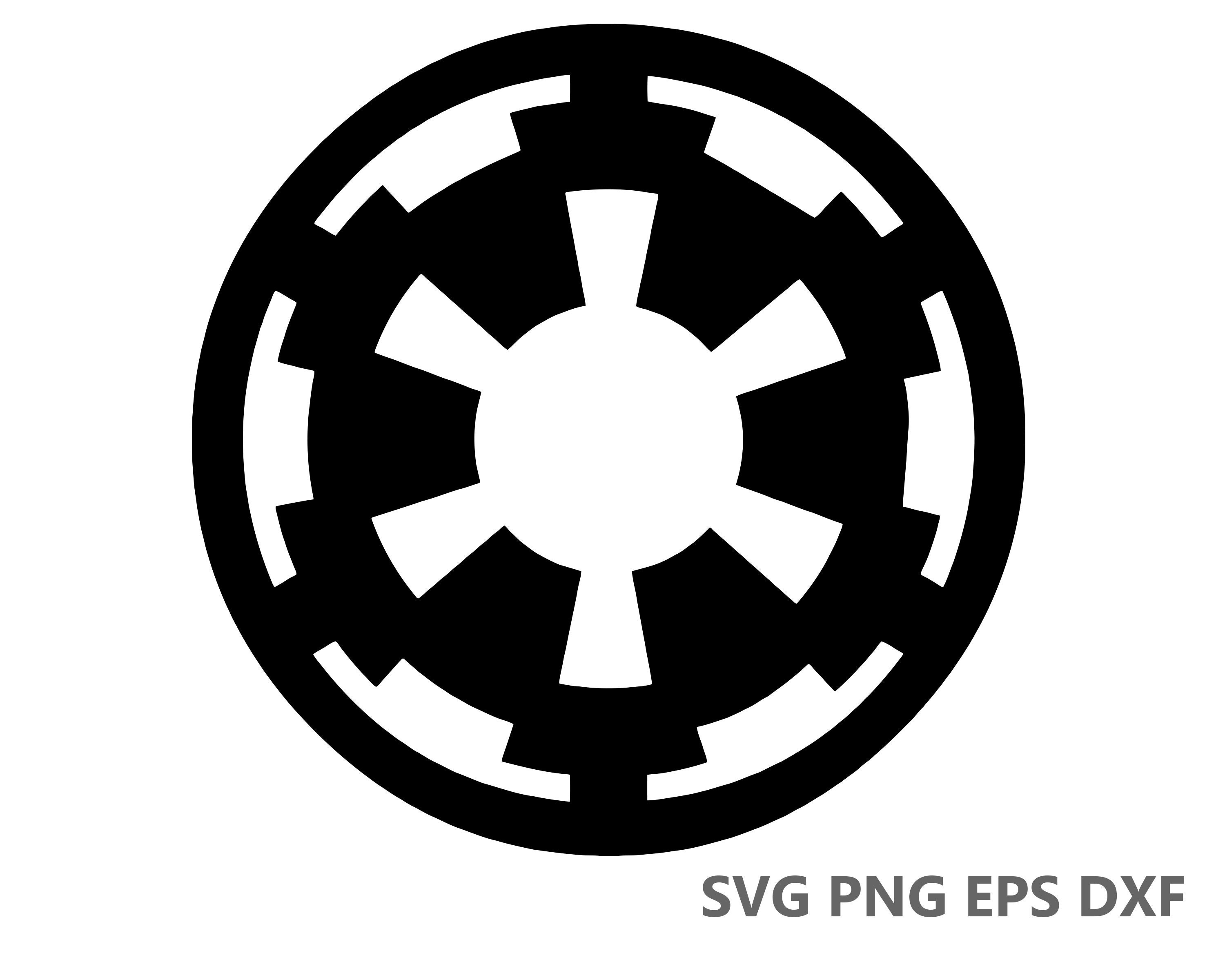 Imperial Logo Starwars SVG Cutting Files eps dxf png Cricut | Etsy