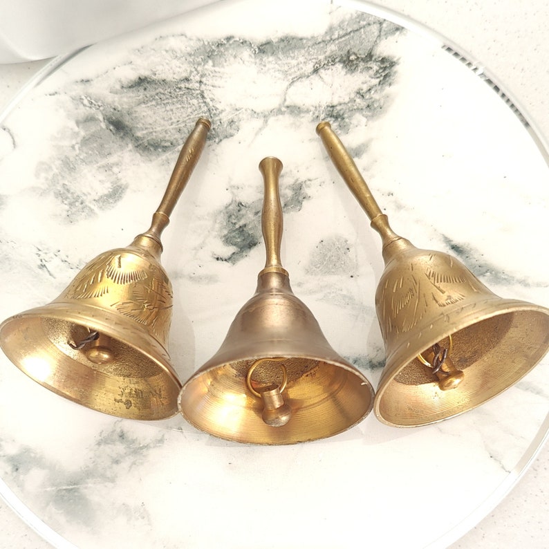 Altar / Cleansing Brass Bells Vintage - Etsy