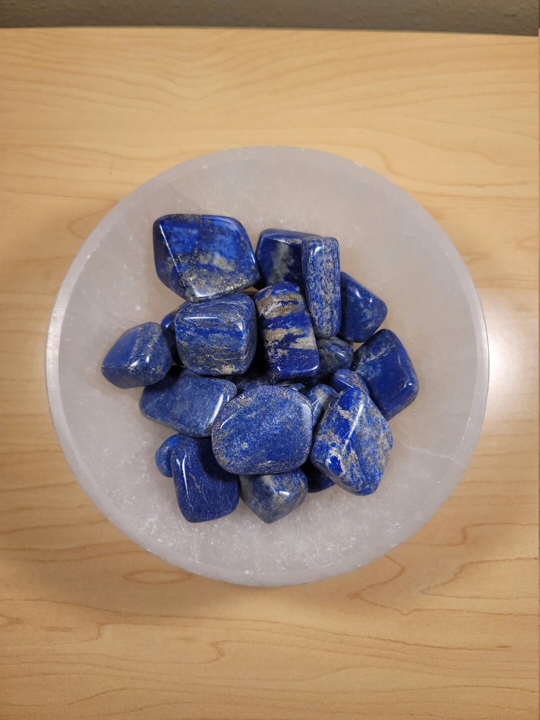 Lapis Lazuli Worry Stone, Tumble Stone - Etsy
