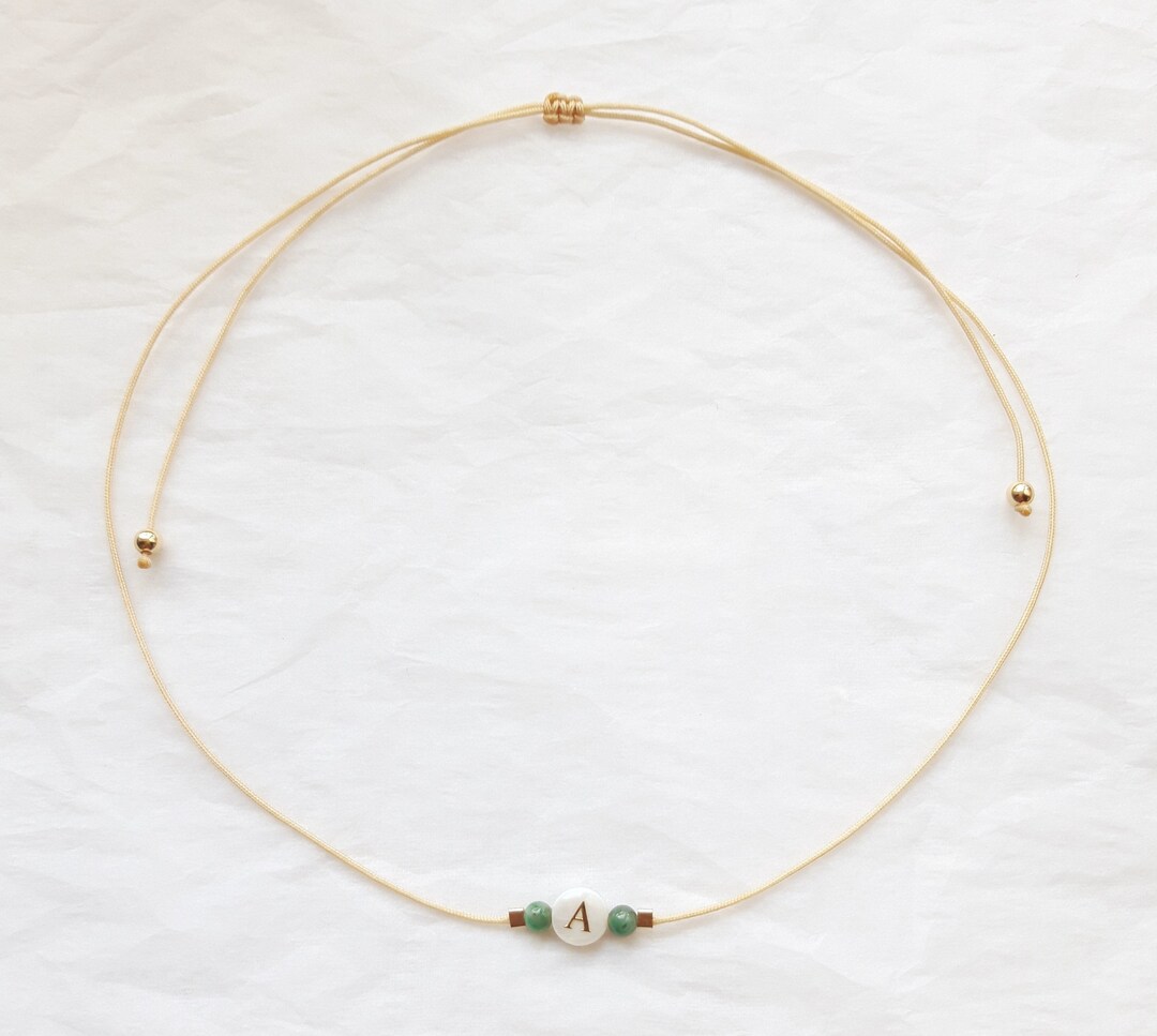 Initial Mother-of-pearl and Birth Pearl Necklace, Women's Gift, Mom ...