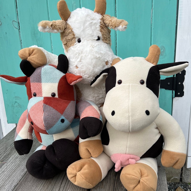 Stuffed Cow Sewing Pattern - Etsy