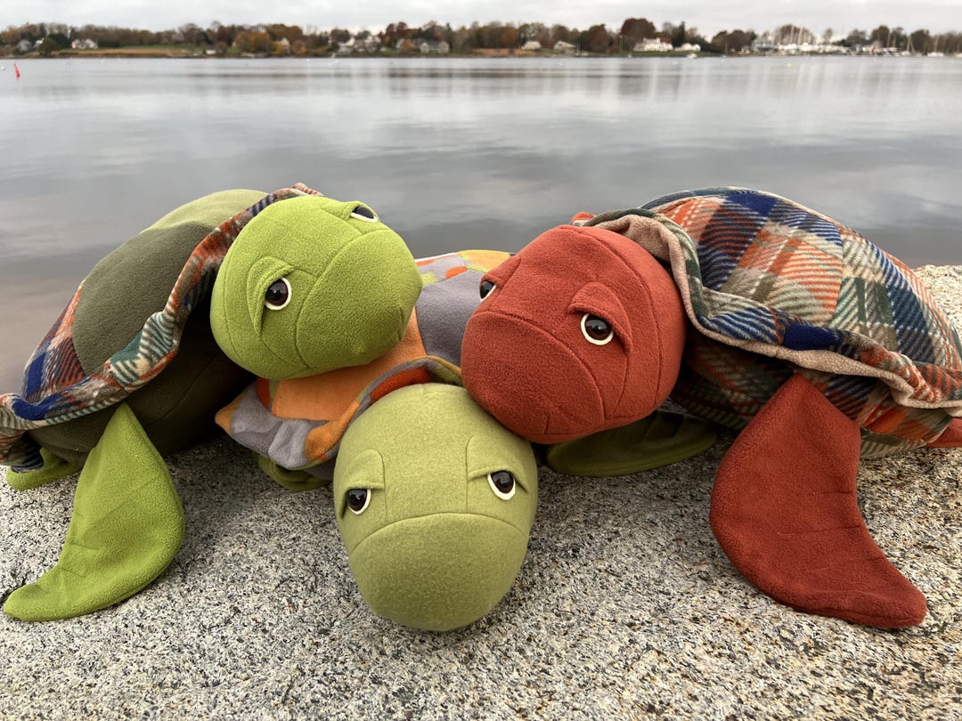 Tiago Turtle PDF Sewing Pattern Sea Turtle Plush Stuffed Animal 28 ...