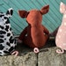 Hamilton Pig PDF Sewing Pattern 18" Plush Stuffed Animal Weighted ...
