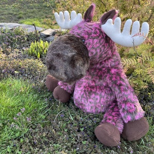 Chocolate Moose PDF Sewing Pattern 21" Plush Stuffed Animal Weighted - Etsy