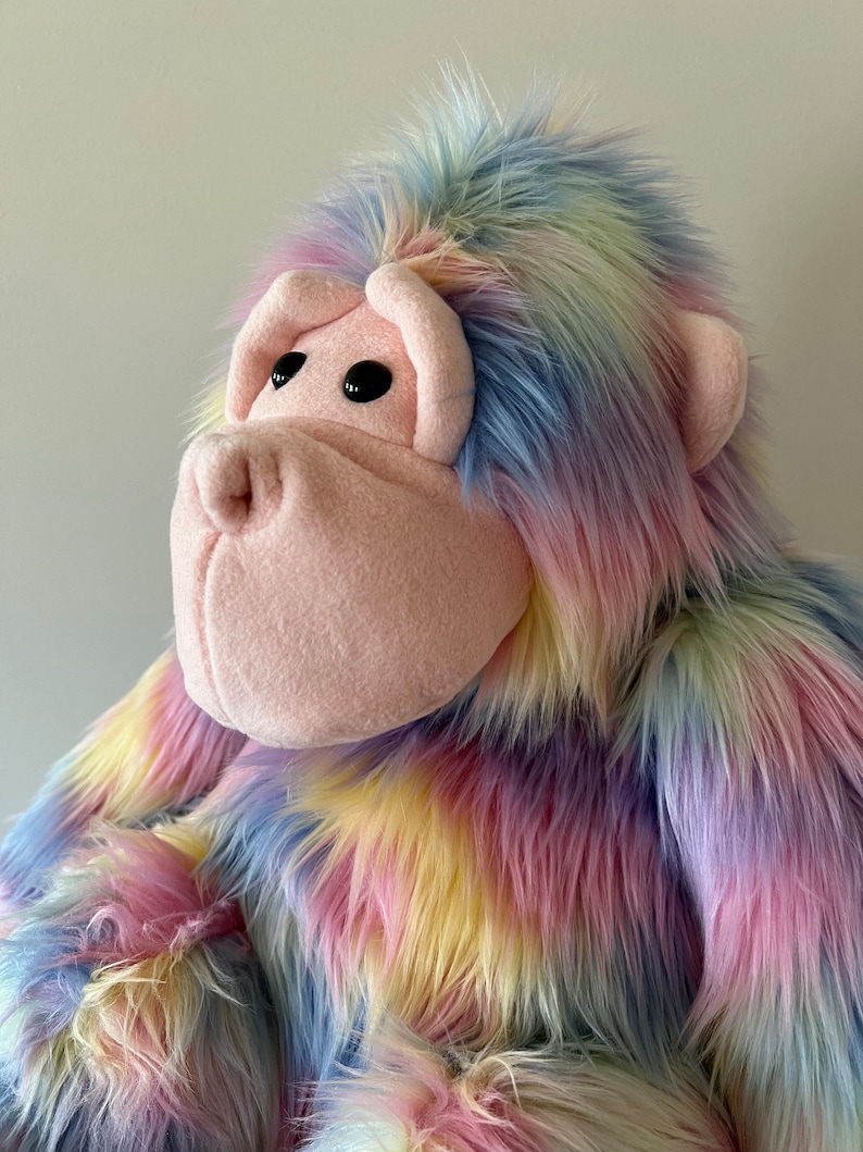 George Gorilla PDF Sewing Pattern Stuffed Animal 18 Tall - Etsy