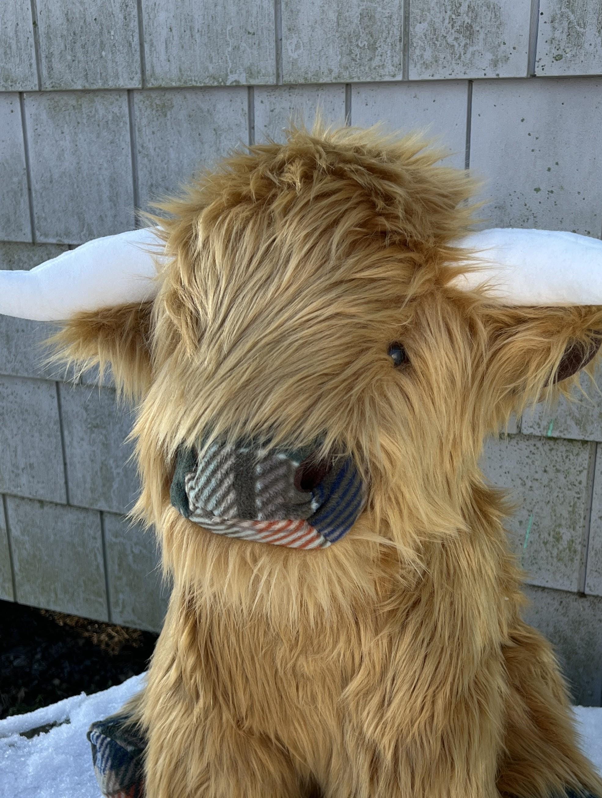 Angus the Highland Cow PDF Sewing Pattern 19" Plush Stuffed Animal ...