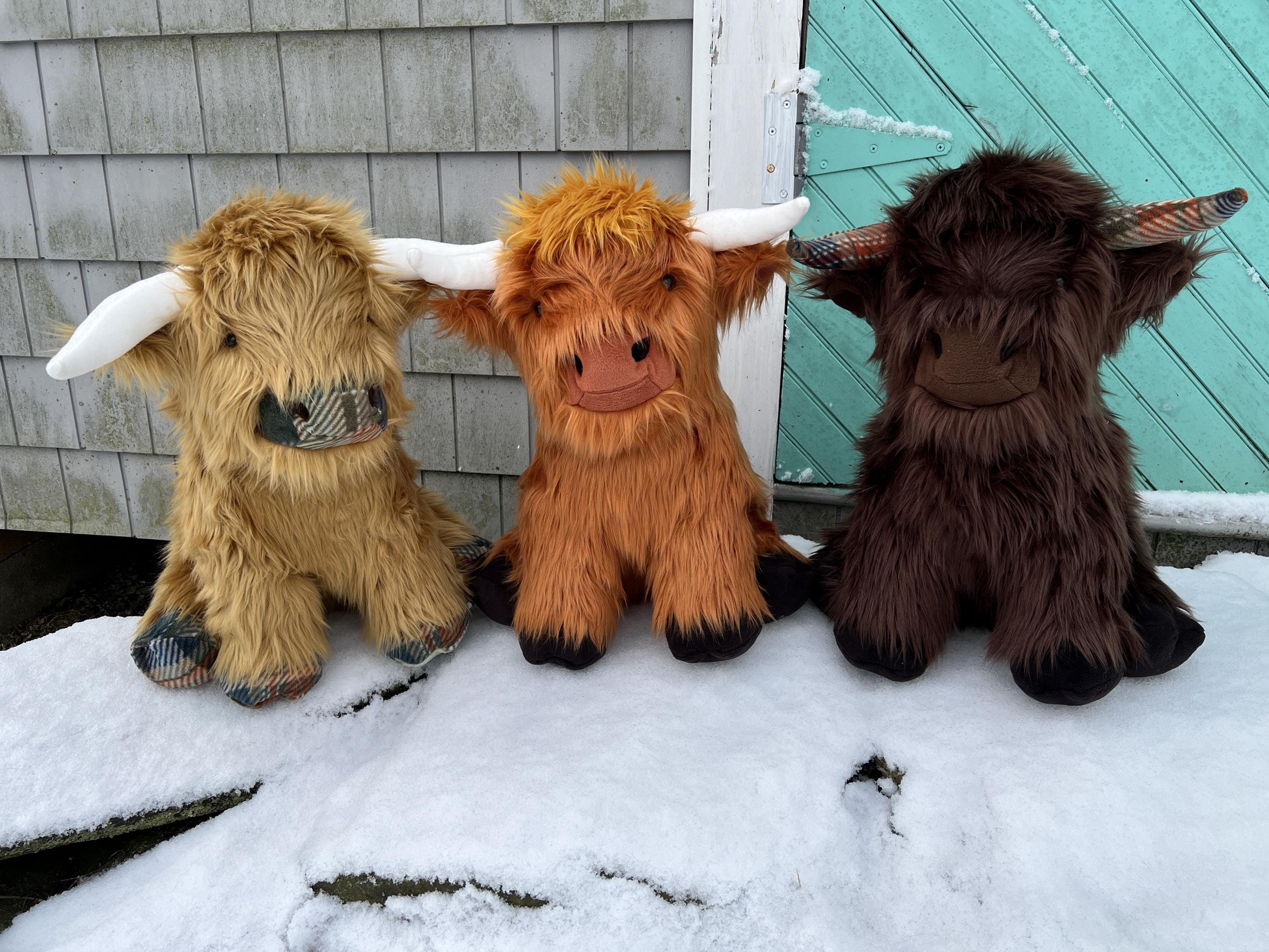 Angus the Highland Cow PDF Sewing Pattern 19" Plush Stuffed Animal ...