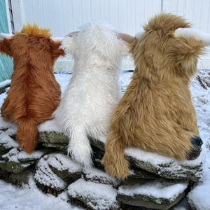 Angus the Highland Cow PDF Sewing Pattern 19" Plush Stuffed Animal ...