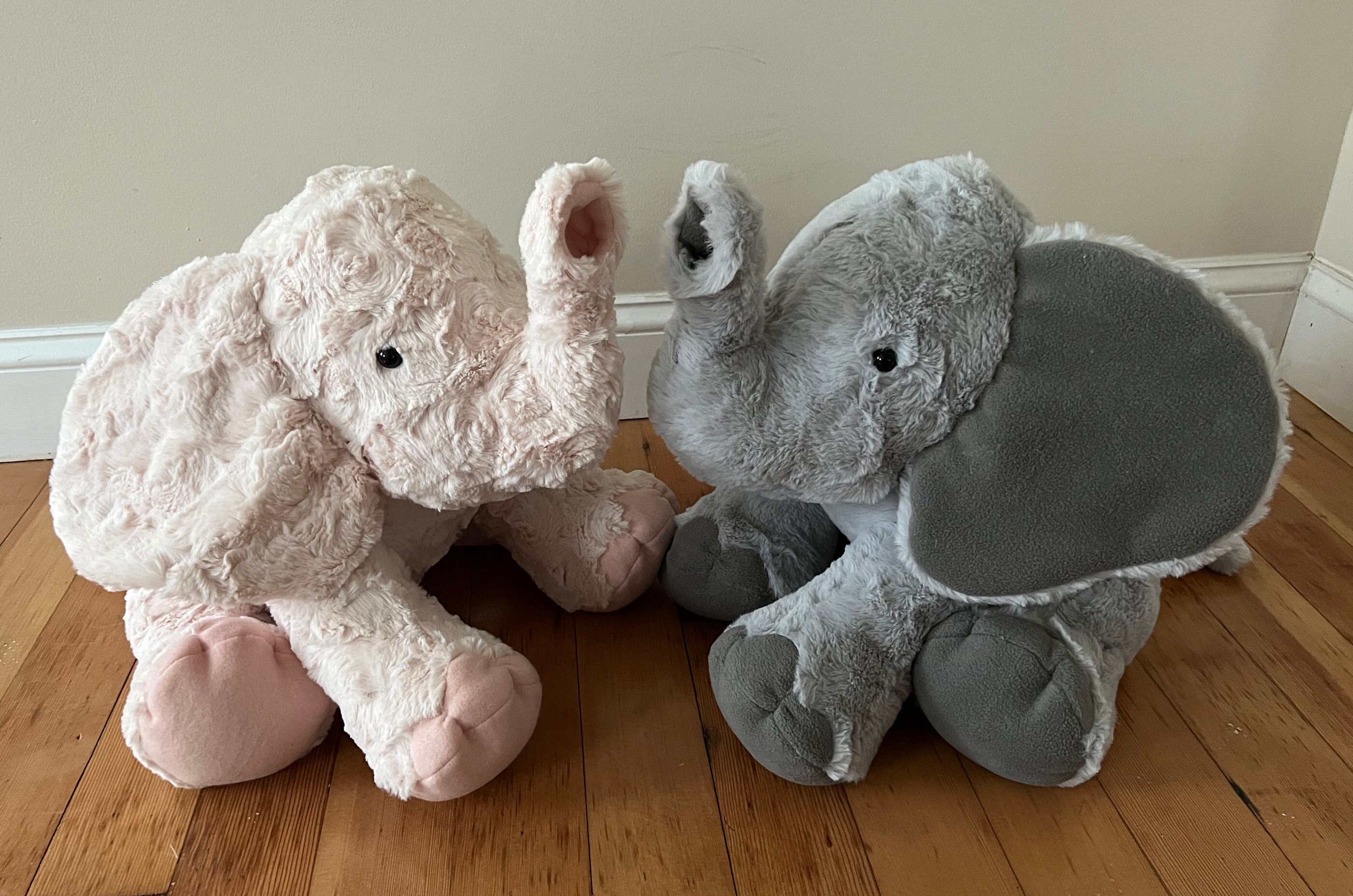 Peanut Elephant PDF Sewing Pattern 15" Tall Stuffed Animal Wooly ...