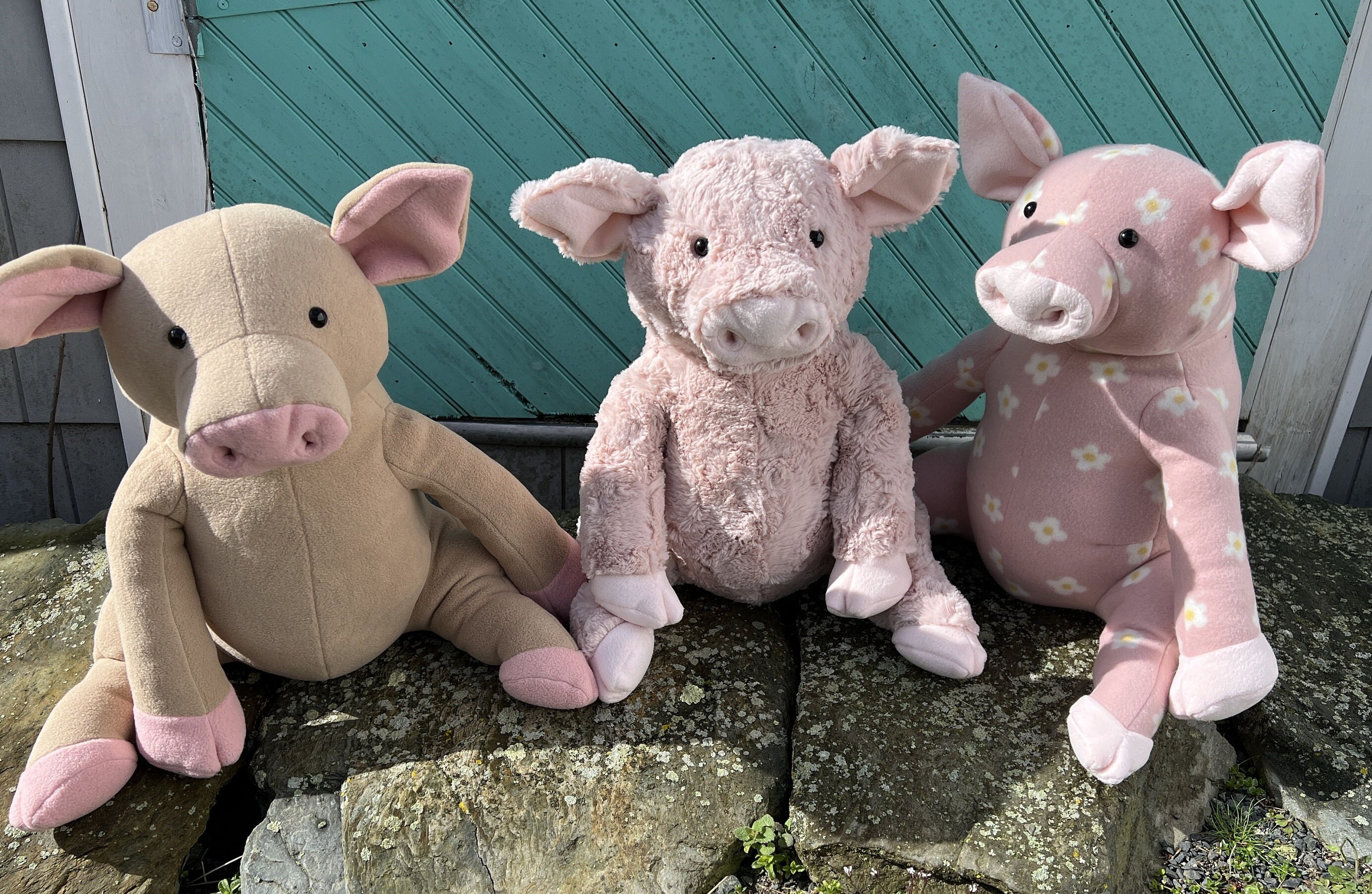 Hamilton Pig PDF Sewing Pattern 18" Plush Stuffed Animal Weighted ...