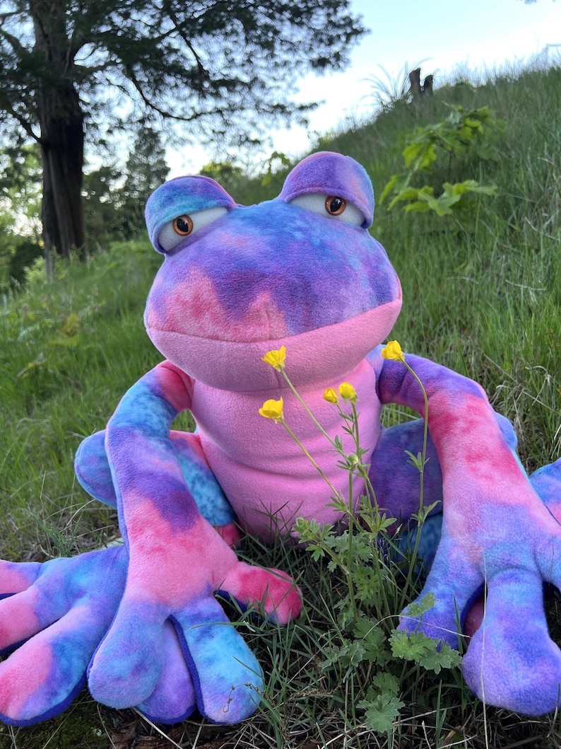 Pogo the Frog PDF Sewing Pattern Tree Frog 17" Plush Stuffed Animal - Etsy