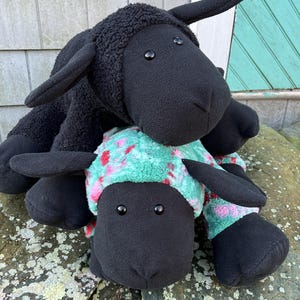 Shy Shelly Sheep PDF Sewing Pattern 15" Stuffed Animal Large Lamb ...