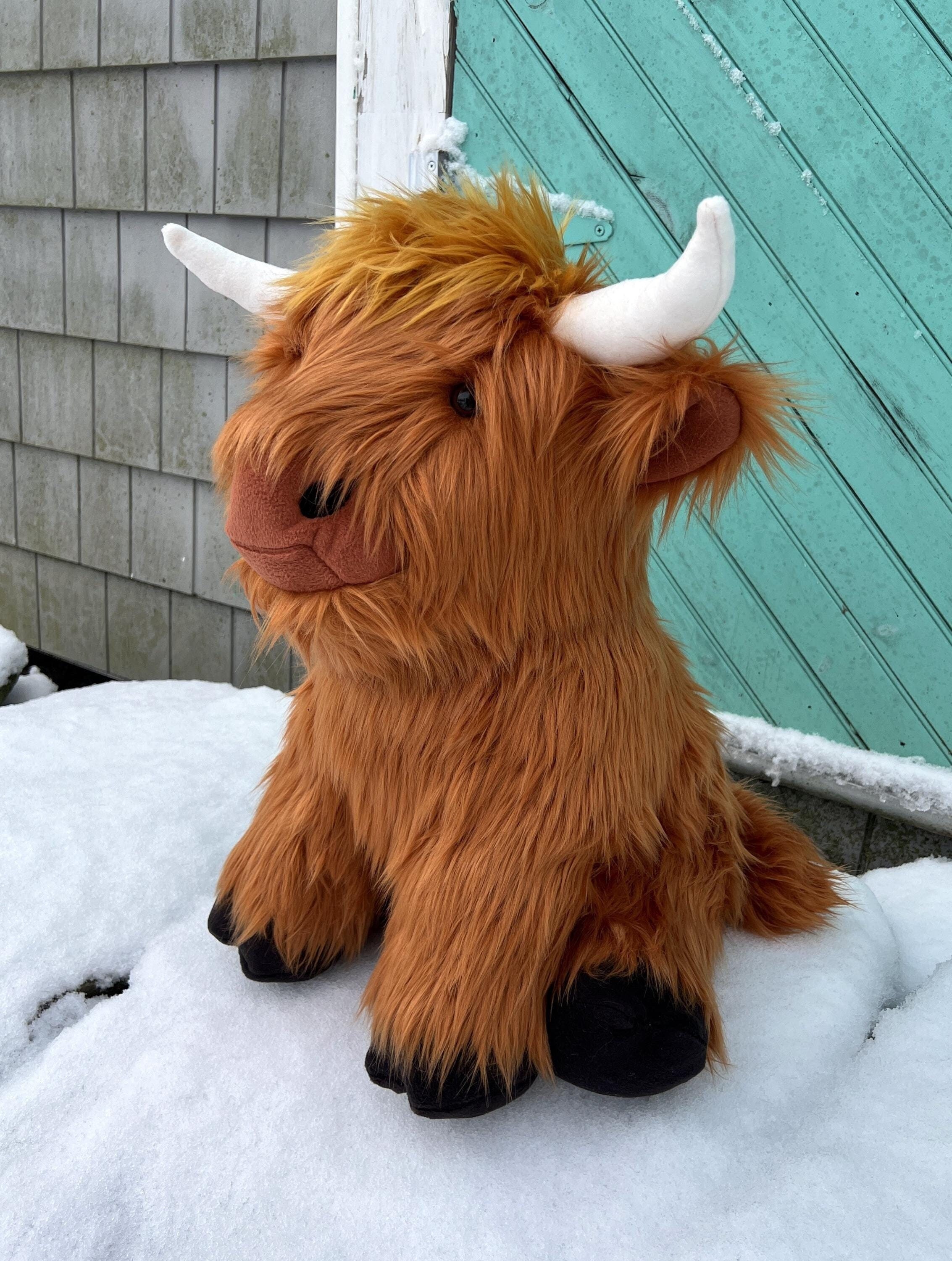 Angus the Highland Cow PDF Sewing Pattern 19" Plush Stuffed Animal ...