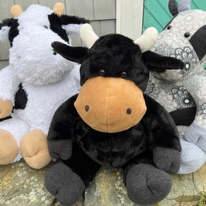 Mootilda Cow PDF Sewing Pattern 19" Plush Stuffed Animal Weighted ...