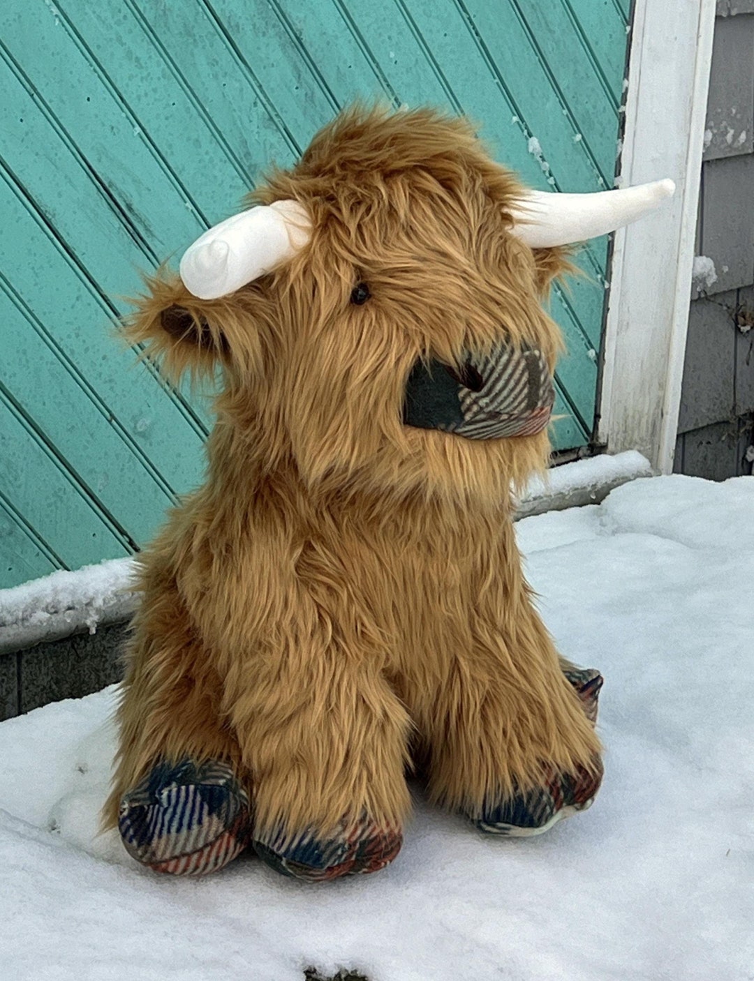 Angus the Highland Cow PDF Sewing Pattern 19" Plush Stuffed Animal ...