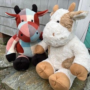 Mootilda Cow PDF Sewing Pattern 19" Plush Stuffed Animal Weighted ...