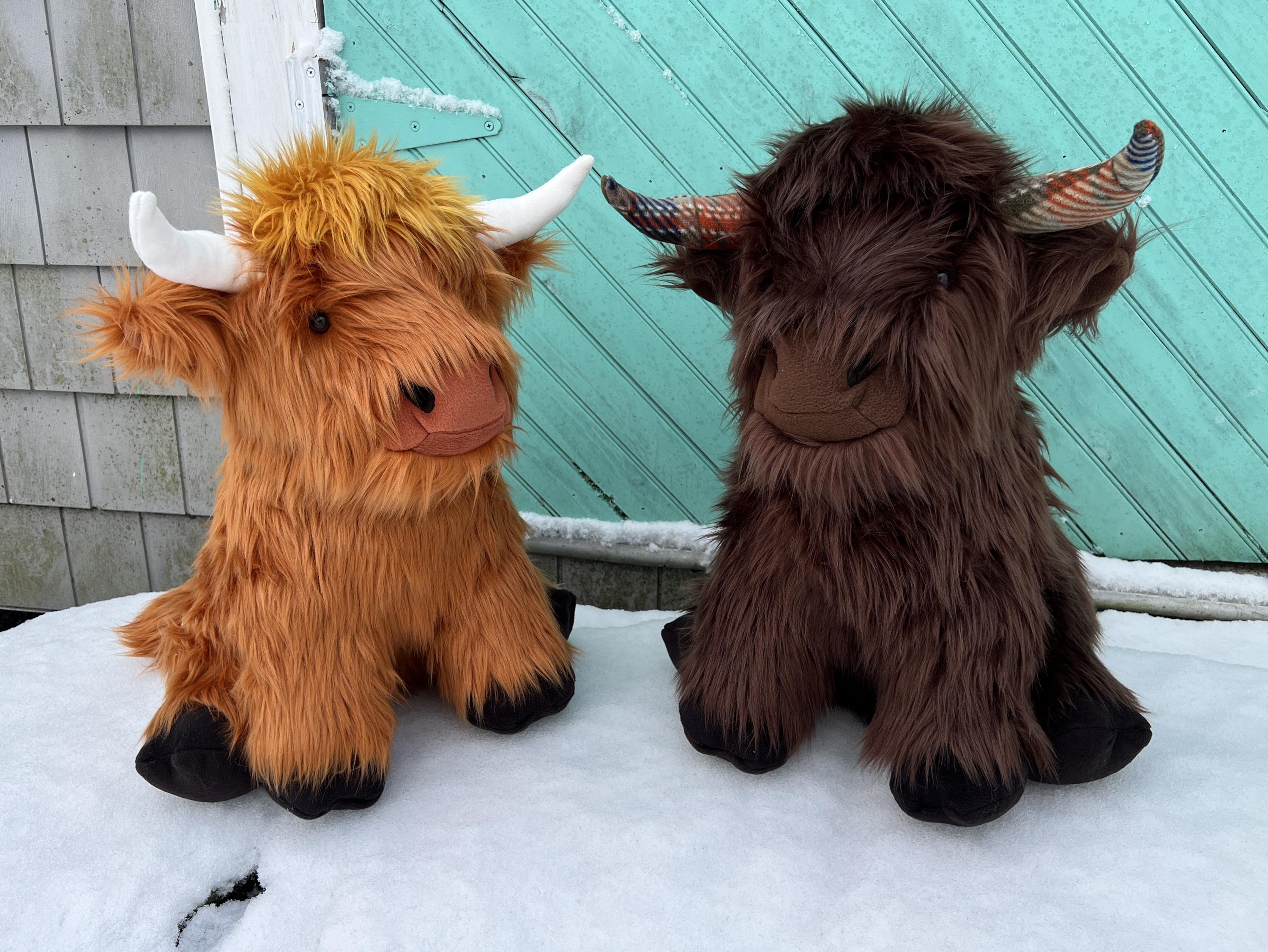Angus the Highland Cow PDF Sewing Pattern 19" Plush Stuffed Animal ...