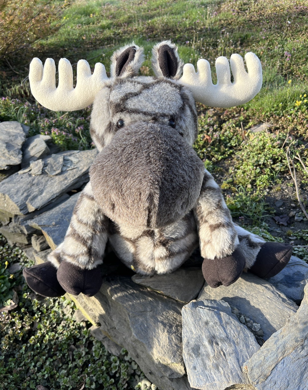 Chocolate Moose PDF Sewing Pattern 21" Plush Stuffed Animal Weighted - Etsy