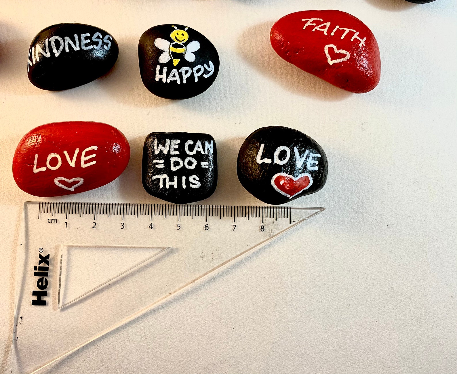 Pocket Pebbles/ Pebble Art/ Comfort/ Anxiety Pebble/ Hand - Etsy UK