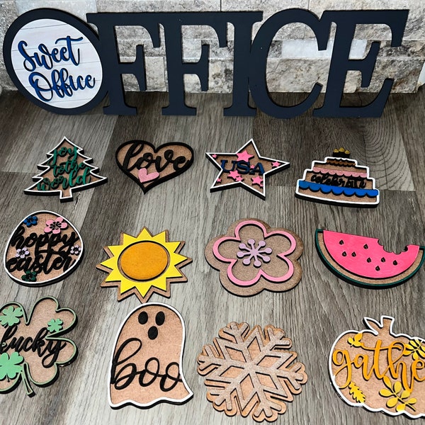 Interchangeable Holiday Signs - Etsy