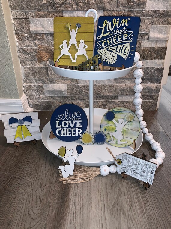 Cheerleading Tray Decor - Etsy