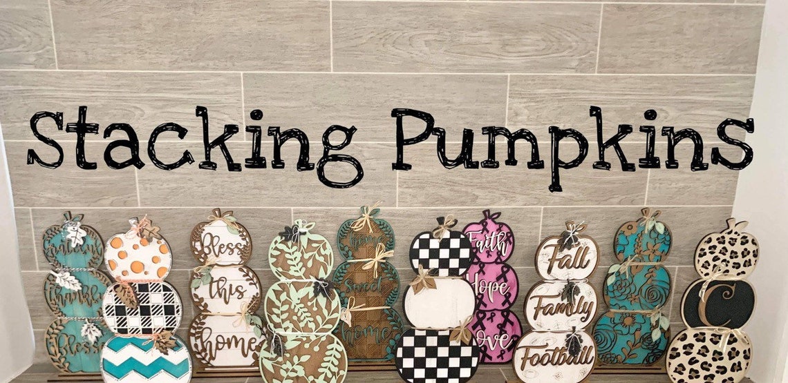 Stacking Pumpkins - Etsy