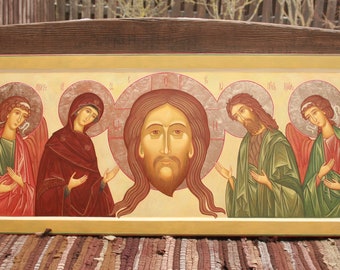 Deesis Virgin Mary Jesus Christ John the Baptist / Hand - Etsy