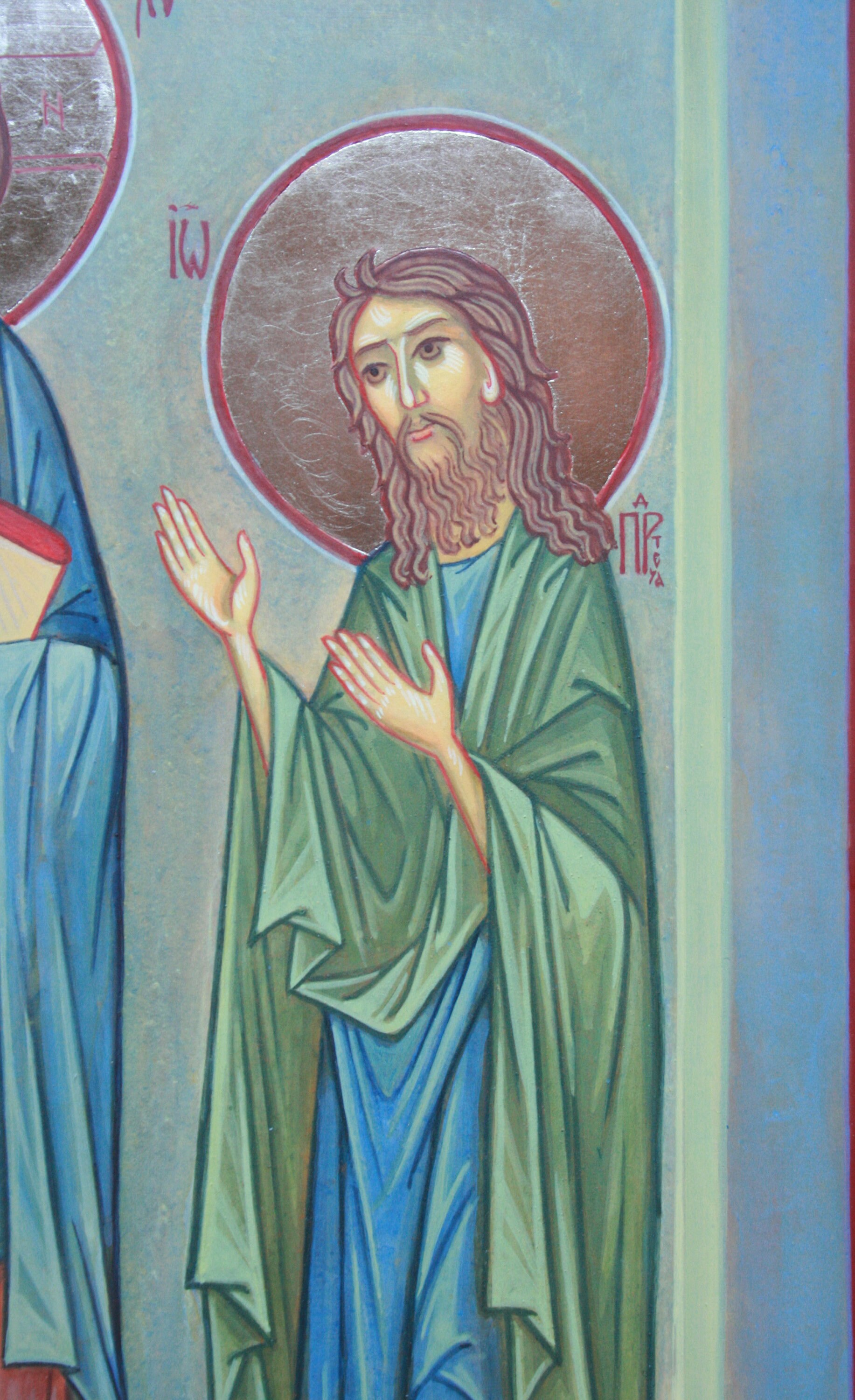 Deesis Virgin Mary Jesus Christ John the Baptist / Hand - Etsy