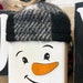 Rustic Snowman Block Set Wood Snowman Blocks JOY Wood Blocks Farmhouse ...
