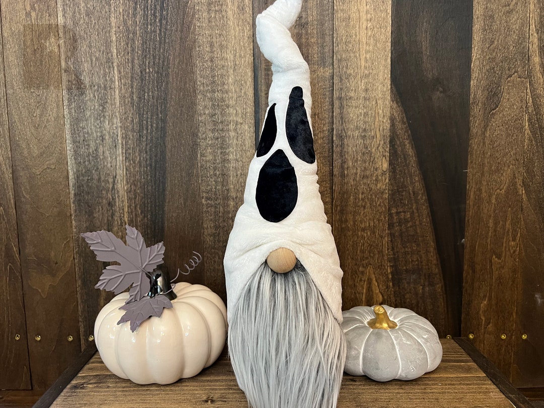 Ghost Gnome Halloween Gnome Ghost Decor Halloween Tiered Tray Decor ...