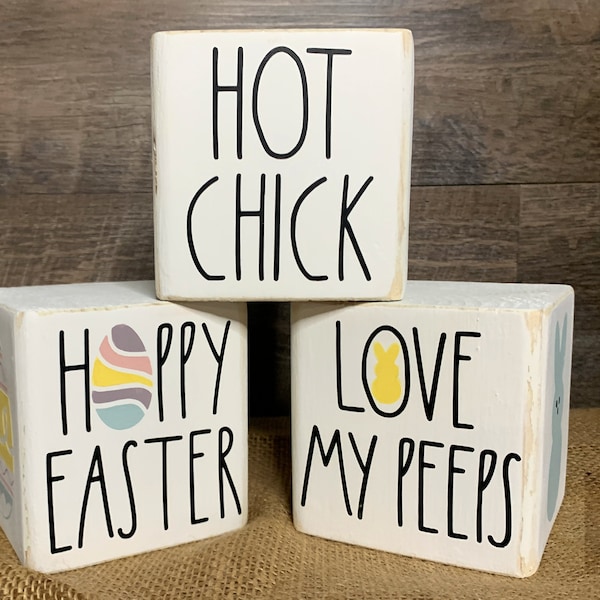 Easter Blocks - Etsy