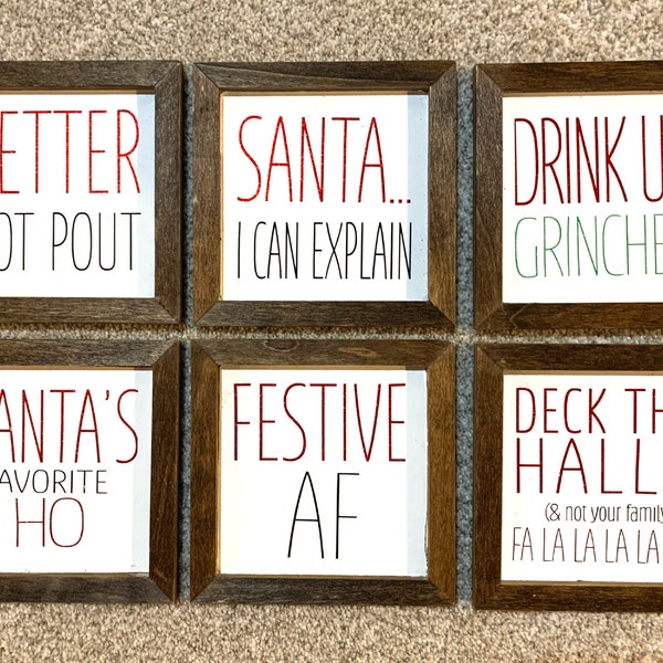 Funny Christmas Sign - Etsy