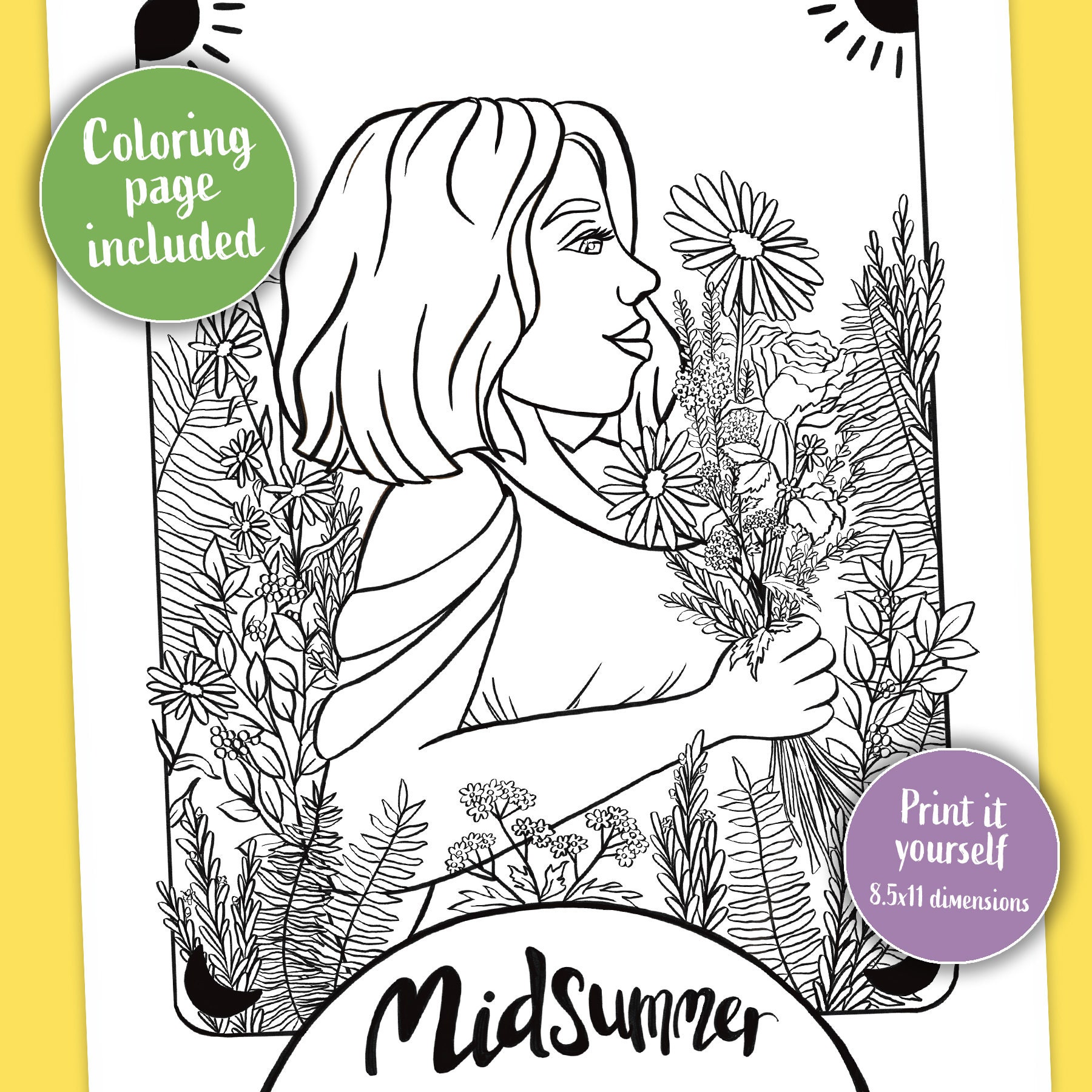 Midsummer/litha/solstice Celebration Artwork: Power of the Sun, Warmth ...