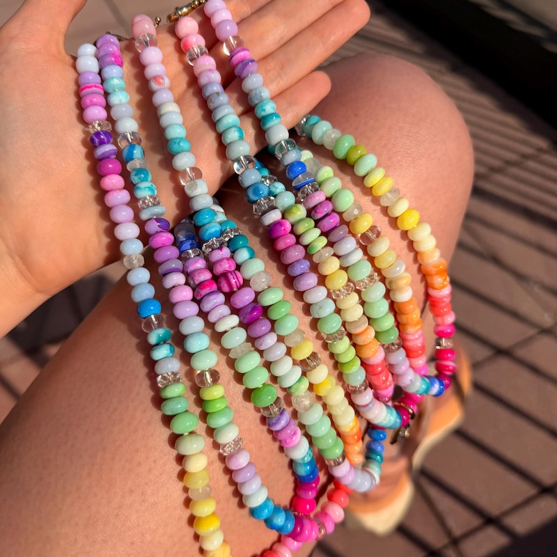 Rainbow Statement Jewelry - Etsy