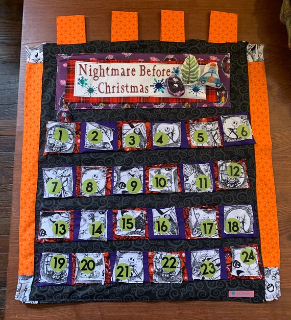 Nightmare Before Christmas Calendar - Etsy