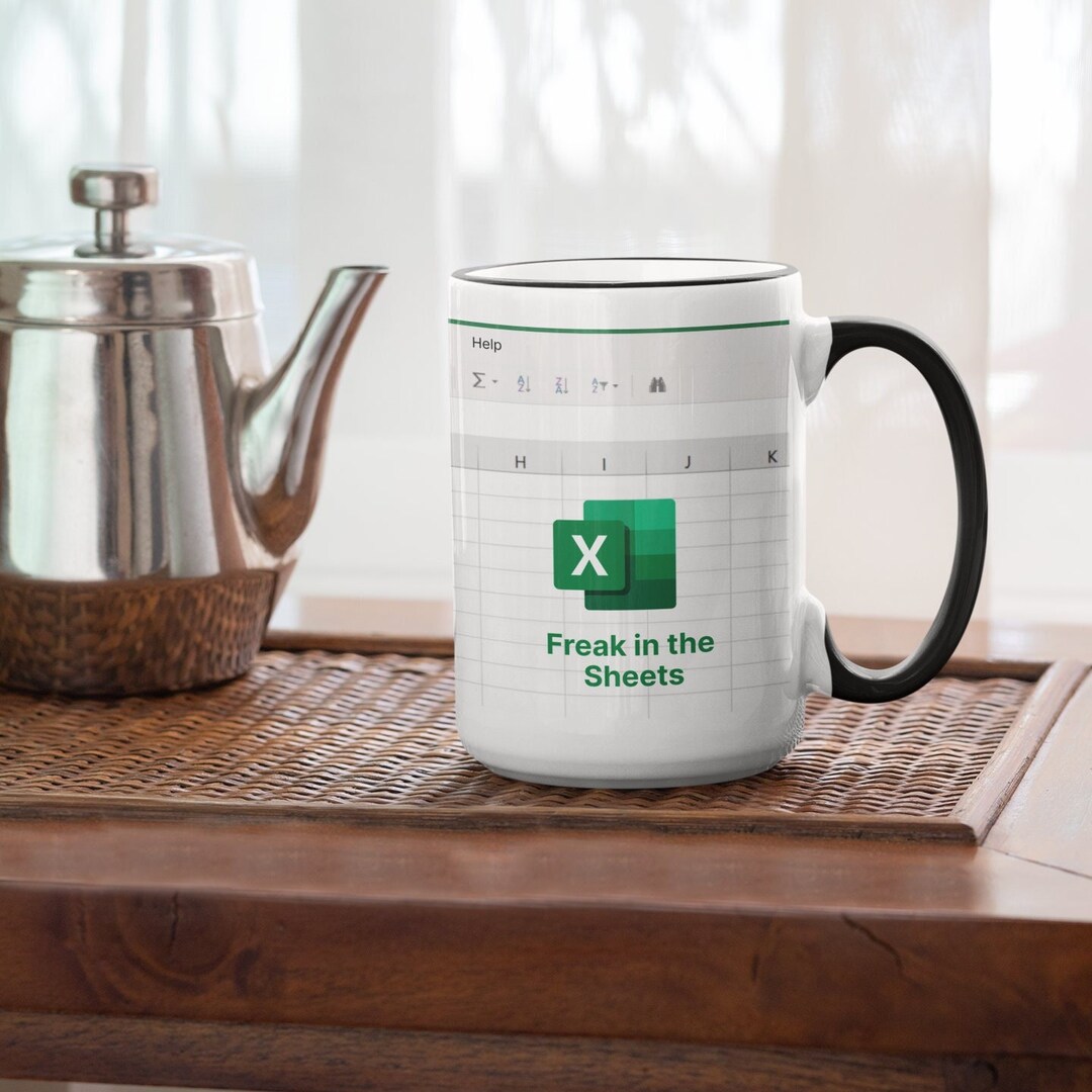 Freak in the Sheets | Funny Excel Accounting Spreadsheet Custom 15oz ...