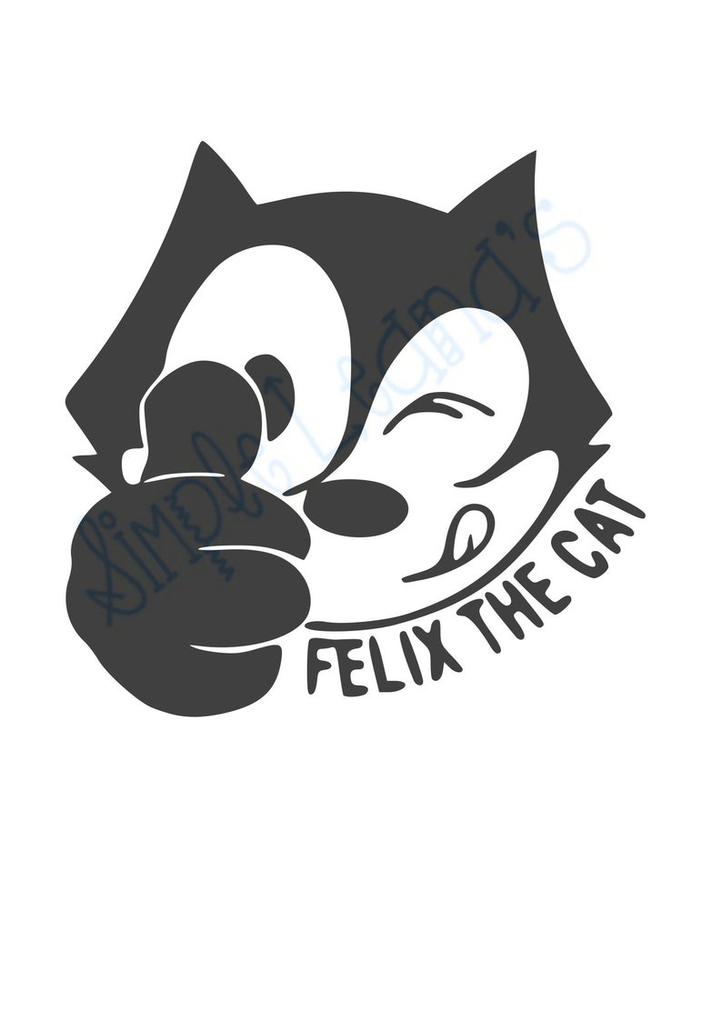 Felix the Cat Vintage Cartoon Image| JPG, PNG and SVG File| Digital ...