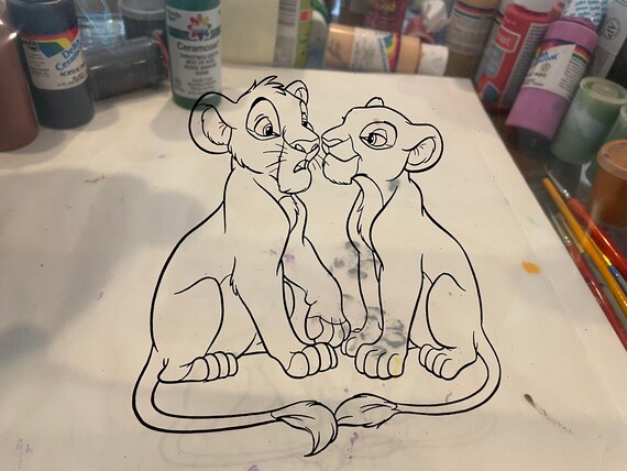 Lion King Simba And Nala Drawings