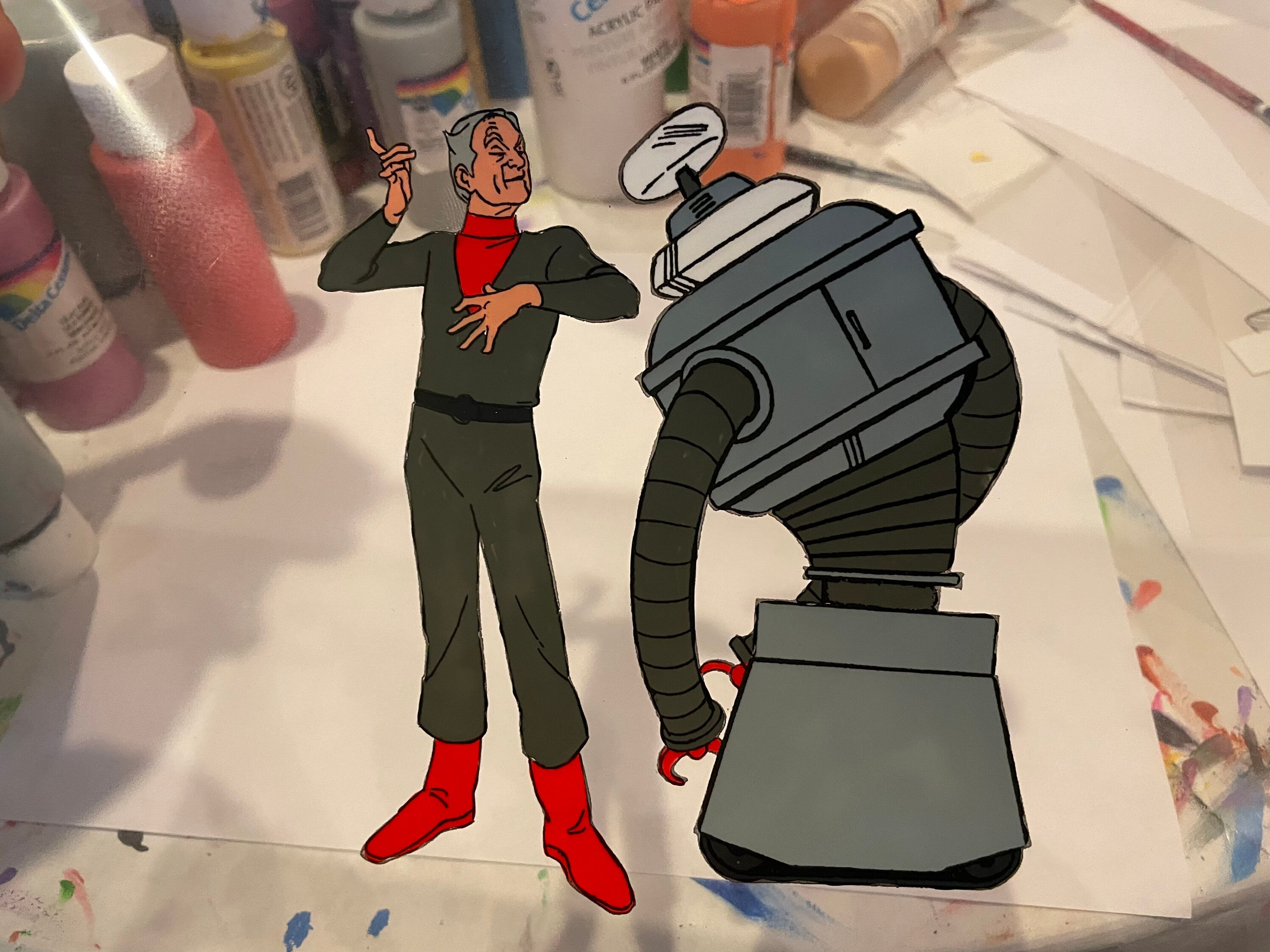 Hanna Barbera Lost in Space Hand Painted Animation Cel Art Reproduction ...