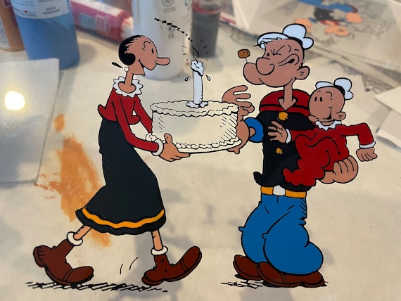Popeye The Sailor Man And Olive Oil