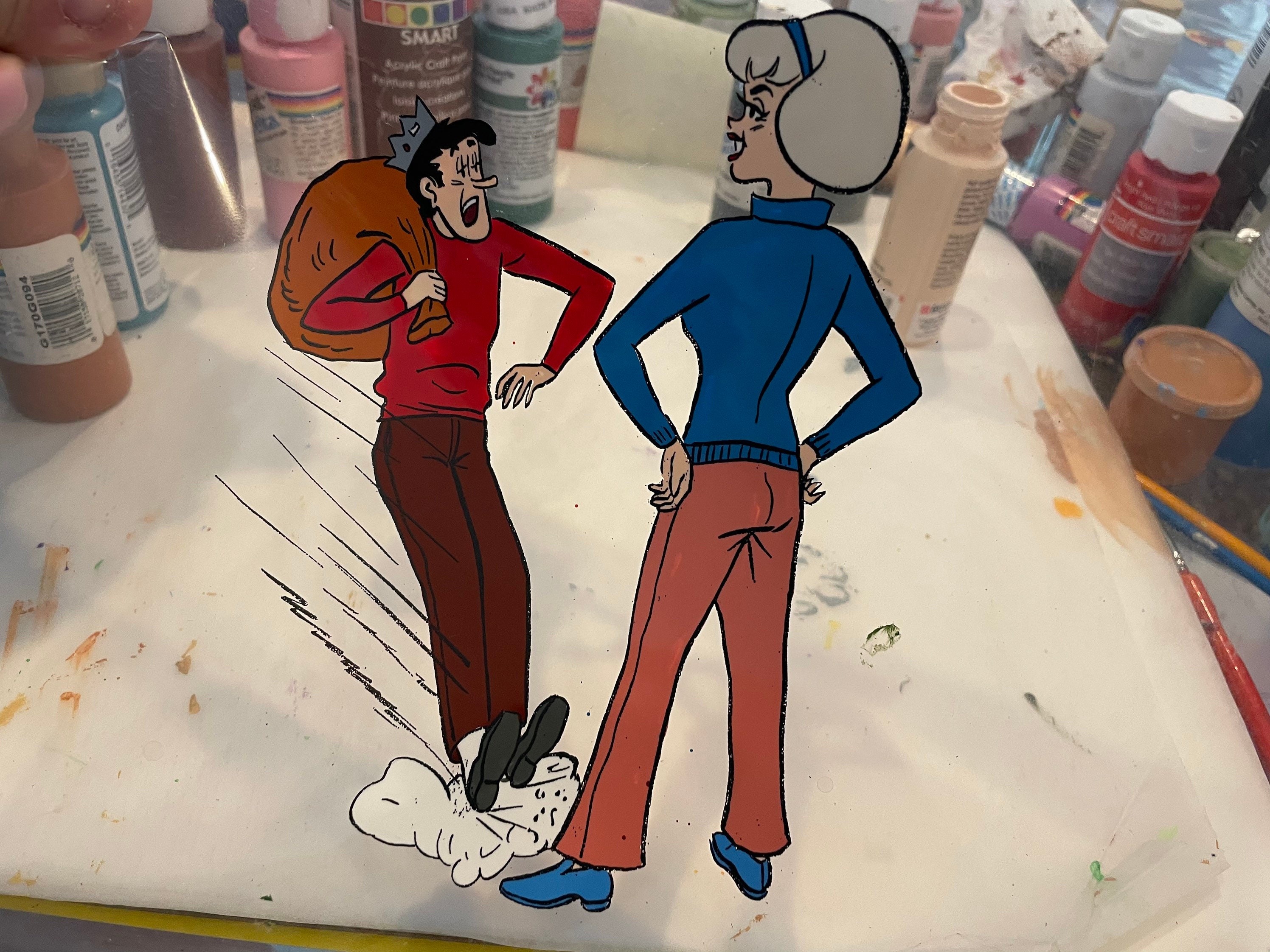 Filmation Sabrina the Teenage Witch and Jughead Jones Painted - Etsy