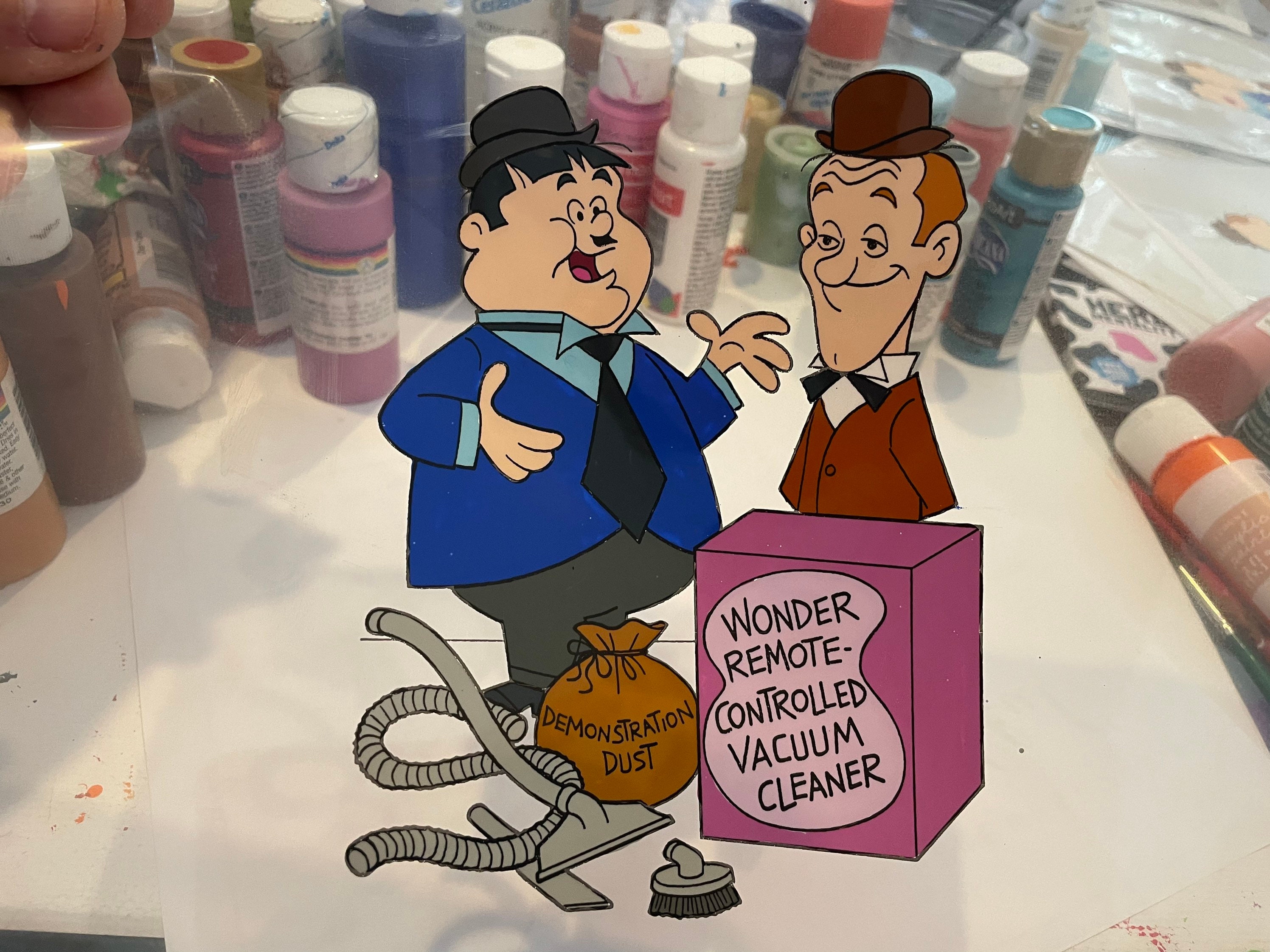 Hanna Barbera the Laurel and Hardy Show Hand Painted Reproduction ...