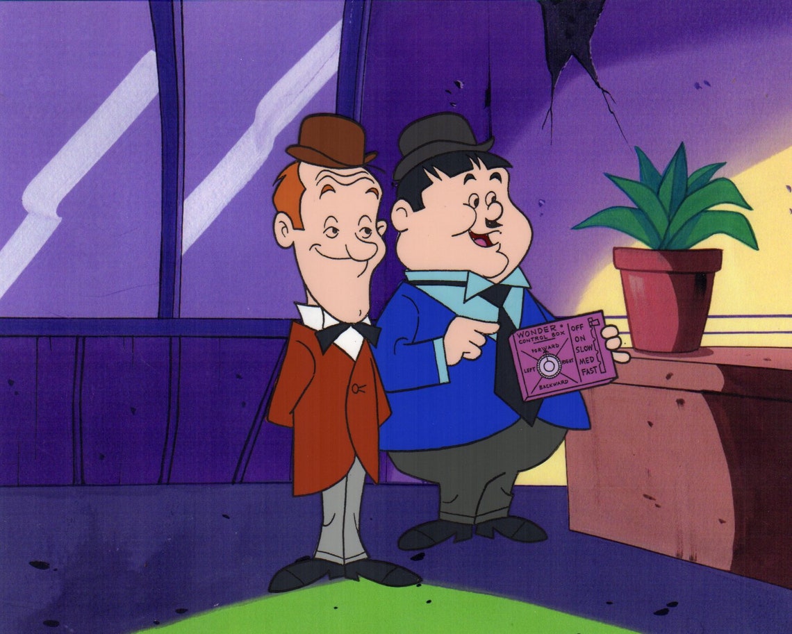 Hanna Barbera the Laurel and Hardy Show Hand Painted Reproduction ...