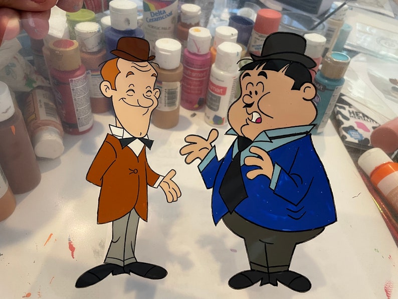 Hanna Barbera the Laurel and Hardy Show Hand Painted Reproduction ...