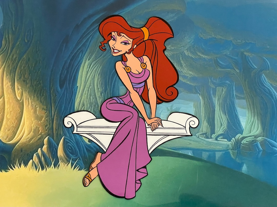 Hercules Meg Hand Painted Animation Cel Art Reproduction - Etsy
