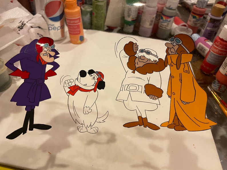 Hanna Barbera Dick Dastardly and Muttley Klunk Zilly Stop That - Etsy ...