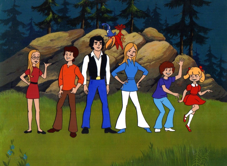 Filmation the Brady Kids Hand Painted Animation Cel Art Reproduction - Etsy