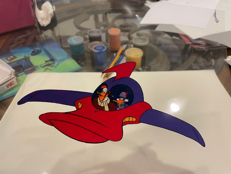 Darkwing Duck Thunderquack Hand Painted Animation Cel Art Reproduction ...