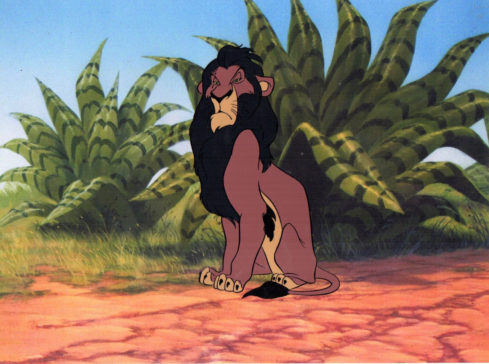 The Lion King Scar Hand Painted Animation Cel Art Reproduction - Etsy