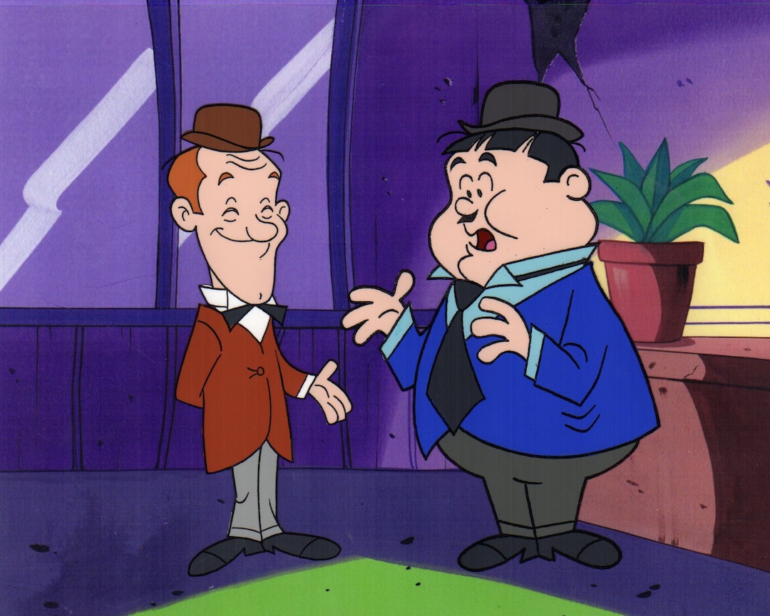 Hanna Barbera the Laurel and Hardy Show Hand Painted Reproduction ...